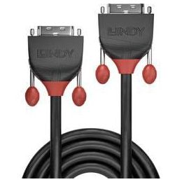 LINDY DVI Anschlusskabel DVI-D 24+1pol. Stecker, DVI-D 24+1pol. Stecker 5.00 m Schwarz 36254 DVI-Kabel