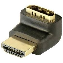 LINDY 41086 HDMI Adapter [1x HDMI-Buchse - 1x HDMI-Stecker] Schwarz