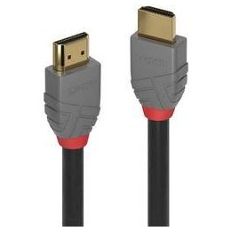 LINDY HDMI Anschlusskabel HDMI-A Stecker, HDMI-A Stecker 0.50 m Schwarz 36961 4K UHD HDMI-Kabel