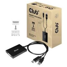 club3D CAC-1010 DisplayPort Adapter [1x DisplayPort Stecker, USB 2.0 Stecker A - 1x DVI-Buchse 24+5pol.] Schwarz 0.60 m