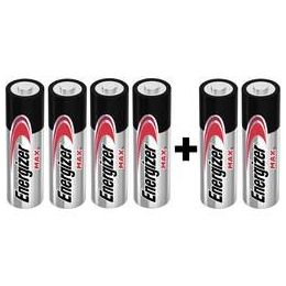 Energizer Max 4+2 Mignon (AA)-Batterie Alkali-Mangan 1.5 V 6 St.