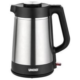 Unold BLITZKOCHER Thermo Wasserkocher Edelstahl, Schwarz Fassungsverm&ouml;gen: 1.5 l