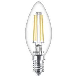 Philips LED 76219300 LED EEK E (A - G) E14 Kerzenform 6.5 W = 60 W Warmwei&szlig; (&Oslash; x L) 3.5 cm x 9.7 cm 1 St.