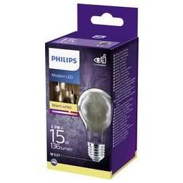 Philips LED 75963600 LED E27 Gl&uuml;hlampenform 2.3 W = 11 W Warmwei&szlig; (&Oslash; x L) 6 cm x 10.6 cm 1 St.