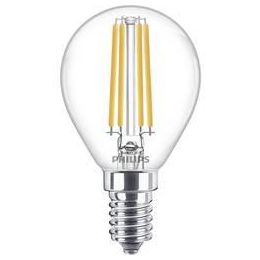 Philips LED 76229200 LED EEK E (A - G) E14 Tropfenform 6.5 W = 60 W Warmwei&szlig; (&Oslash; x L) 4.5 cm x 8 cm 1 St.