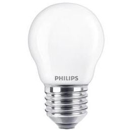 Philips LED 76391600 LED EEK F (A - G) E27 Tropfenform 4.3 W = 40 W Warmwei&szlig; (&Oslash; x L) 4.5 cm x 8 cm 2 St.