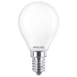 Philips LED 76283400 LED EEK E (A - G) E14 Tropfenform 6.5 W = 60 W Warmwei&szlig; (&Oslash; x L) 4.5 cm x 8 cm 1 St.
