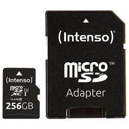 Intenso Premium microSDXC-Karte 256 GB Class 10, UHS-I inkl. SD-Adapter