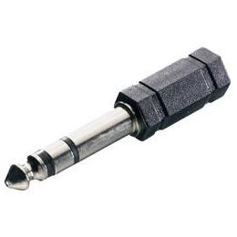SpeaKa Professional SP-7870252 Klinke Audio Adapter [1x Klinkenstecker 6.35 mm - 1x Klinkenbuchse 3.5 mm] Schwarz