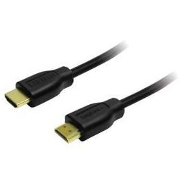 LogiLink HDMI Anschlusskabel HDMI-A Stecker, HDMI-A Stecker 10.00 m Schwarz CH0053 4K UHD HDMI-Kabel