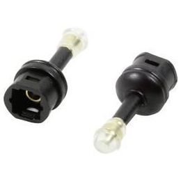 LogiLink CA1014 Adapter Toslink Audio Adapter [1x Toslink-Buchse (ODT) - 1x Toslink-Stecker (ODT)] Schwarz