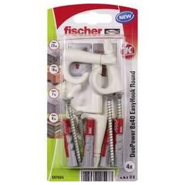 Fischer DuoPower 8x40 EasyHook Round K (4) D&uuml;belsortiment 557924 1 Set