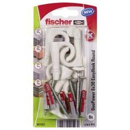 Fischer DuoPower 6x30 EasyHook Round K (6) D&uuml;belsortiment 557923 1 Set