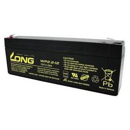 Long WP2.2-12 WP2.2-12 Bleiakku 12 V 2.2 Ah Blei-Vlies (AGM) (B x H x T) 178 x 66 x 34 mm Flachstecker 4.8 mm VDS-Zertifizierung, Geringe Selbstentladung,