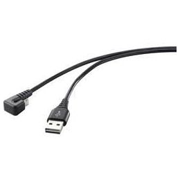 Renkforce USB-Kabel USB 2.0 USB-A Stecker, USB-Micro-B Stecker 1.00 m Schwarz RF-4598342