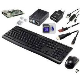 TRU COMPONENTS Pro Set Raspberry Pi&reg; 3 B 1 GB 4 x 1.2 GHz inkl. Netzteil, inkl. Geh&auml;use, inkl. K&uuml;hlk&ouml;rper, inkl. HDMI&trade;-Kabel, inkl. Tastatur, inkl. Maus