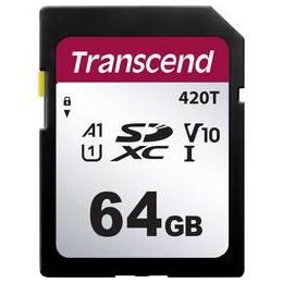 Transcend TS64GSDC420T SD-Karte Industrial 64 GB v30 Video Speed Class