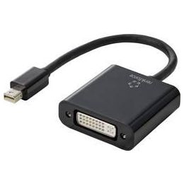 Renkforce RF-4769258 DisplayPort / DVI Adapter [1x Mini-DisplayPort Stecker - 1x DVI-Buchse 24+5pol.] Schwarz PVC-Mantel 15.00 cm