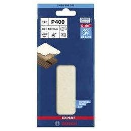 Bosch Accessories EXPERT M480 2608900742 Schleifnetz f&uuml;r Schwingschleifer ungelocht K&ouml;rnung (num) 400 (L x B) 133 mm x 80 mm 10 St.