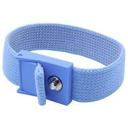 Quadrios ESD-Handgelenkband Blau Druckknopf 4 mm
