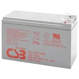 CSB Battery XTV1272 XTV1272 Bleiakku 12 V 7.2 Ah Blei-Vlies (AGM) (B x H x T) 151 x 99 x 65 mm Flachstecker 6.35 mm Wartungsfrei, Geringe Selbstentladung