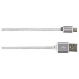 Skross USB-Kabel USB 2.0 USB-A Stecker, USB-Micro-B Stecker 1.00 m Silber 2700240