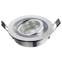 Heitronic 500591 DL7801 Einbauleuchte LED LED fest eingebaut 8 W Aluminium