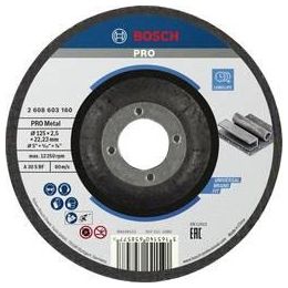 Bosch Accessories 2608603160 2608603160 Trennscheibe gekr&ouml;pft 125 mm 1 St. Stahl