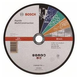 Bosch Accessories 2608602767 2608602767 Trennscheibe gerade 230 mm 1 St. Stahl