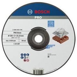 Bosch Accessories 2608603176 2608603176 Trennscheibe gekr&ouml;pft 230 mm 1 St. Stein