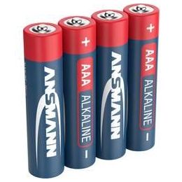 Ansmann LR03 Red-Line Micro (AAA)-Batterie Alkali-Mangan 1.5 V 4 St.