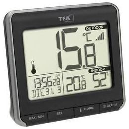 TFA Dostmann PRIO Funk-Thermometer digital Schwarz, Wei&szlig; 30.3069.01