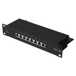 Renkforce RF-4870828 8 Port Netzwerk-Patchpanel 254 mm (10) CAT 6a 1 HE Best&uuml;ckt