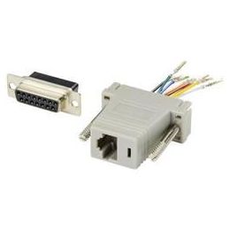 TRU COMPONENTS D-SUB Adapter D-SUB-Buchse 15pol. - RJ45-Buchse 1 St.