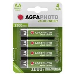AgfaPhoto HR06 Mignon (AA)-Akku NiMH 2300 mAh 1.2 V 4 St.