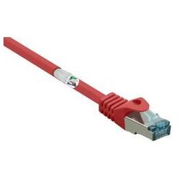 Renkforce RF-5043954 RJ45 Netzwerkkabel, Patchkabel CAT 6a S/FTP 2.00 m Rot Flammwidrig 1 St.
