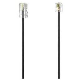 Hama DSL Anschlusskabel [1x RJ11-Stecker 6p4c - 1x RJ45-Stecker 8p4c] 6 m Schwarz