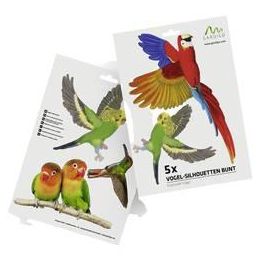 Gardigo Stickers Native Birds Fensteraufkleber Vogelbild Funktionsart Abschreckung 1 St.