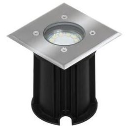 Smartwares 01.586.20 Au&szlig;eneinbauleuchte GU10 LED 3 W Silber
