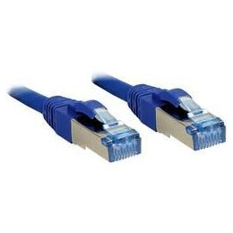 LINDY 47150 RJ45 Netzwerkkabel, Patchkabel CAT 6a S/FTP 3.00 m Blau 1 St.