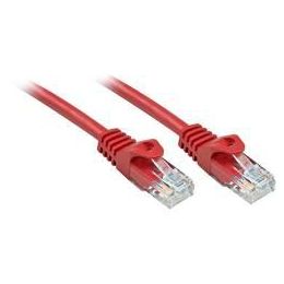 LINDY 48183 RJ45 Netzwerkkabel, Patchkabel CAT 6 U/UTP 2.00 m Rot 1 St.