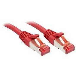 LINDY 47732 RJ45 Netzwerkkabel, Patchkabel CAT 6 S/FTP 1.00 m Rot 1 St.