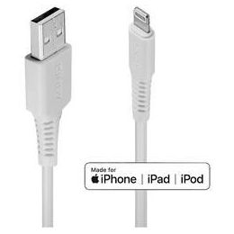 LINDY USB-Kabel USB 2.0 USB-A Stecker, Apple Lightning Stecker 0.50 m Wei&szlig; 31325