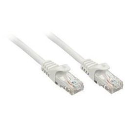 LINDY 48167 RJ45 Netzwerkkabel, Patchkabel CAT 6 U/UTP 10.00 m Grau 1 St.