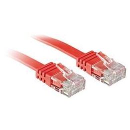 LINDY 47514 RJ45 Netzwerkkabel, Patchkabel CAT 6 U/UTP 5.00 m Rot 1 St.