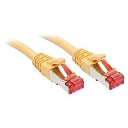 LINDY 47761 RJ45 Netzwerkkabel, Patchkabel CAT 6 S/FTP 0.50 m Gelb 1 St.