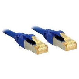LINDY 47279 RJ45 Netzwerkkabel, Patchkabel CAT 6a (Rohkabel CAT 7) S/FTP 2.00 m Blau 1 St.