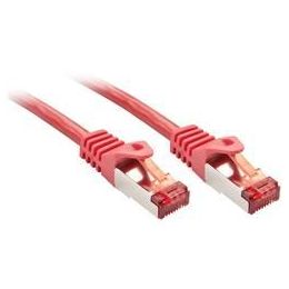 LINDY 47363 RJ45 Netzwerkkabel, Patchkabel CAT 6 S/FTP 1.50 m Rot 1 St.