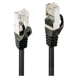 LINDY 48384 RJ45 Netzwerkkabel, Patchkabel CAT 5e F/UTP 5.00 m Schwarz 1 St.