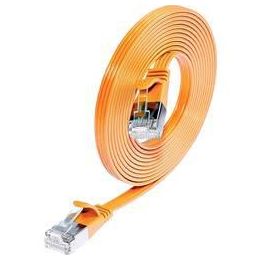 Wirewin 9120064012144 RJ45 Netzwerkkabel, Patchkabel CAT 6 U/FTP 0.50 m Orange 1 St.